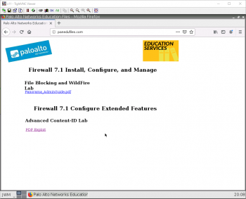 2.3 Block Files and Viruses – Palo Alto Firewall