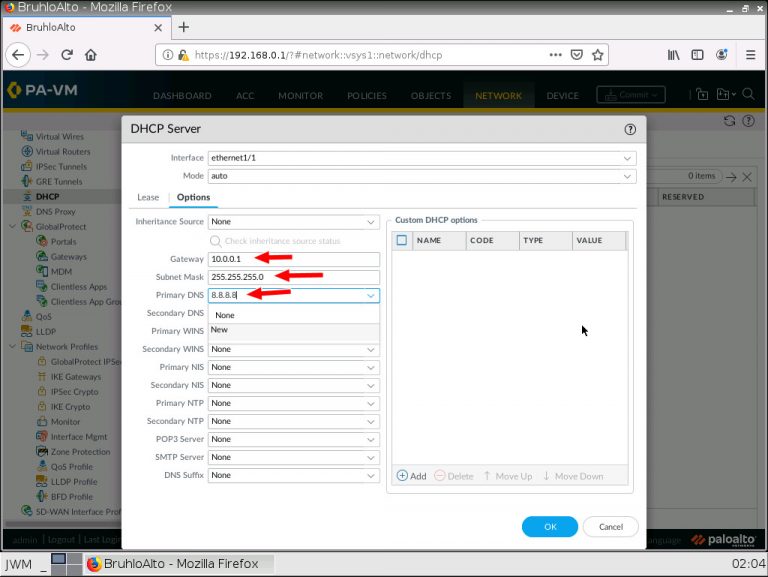 1.2 DORA the DHCP Provider – Palo Alto Firewall