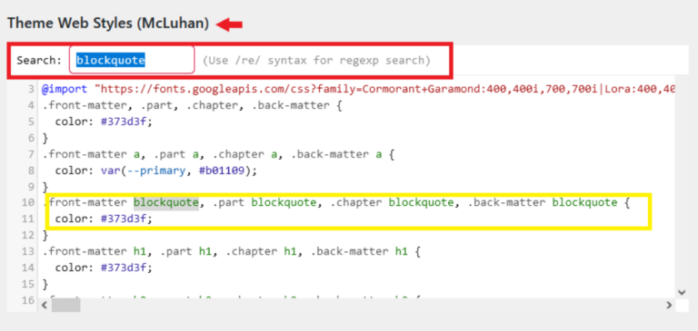 BEFORE GETTING STARTED – Digging Deeper into Pressbooks Visual Design