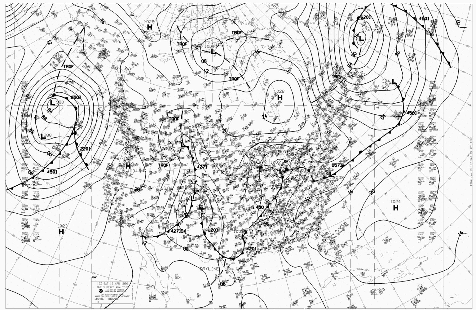 LABORATORY 4: MID-LATITUDE CYCLONES, WEATHER MAPS, AND FORECASTING ...
