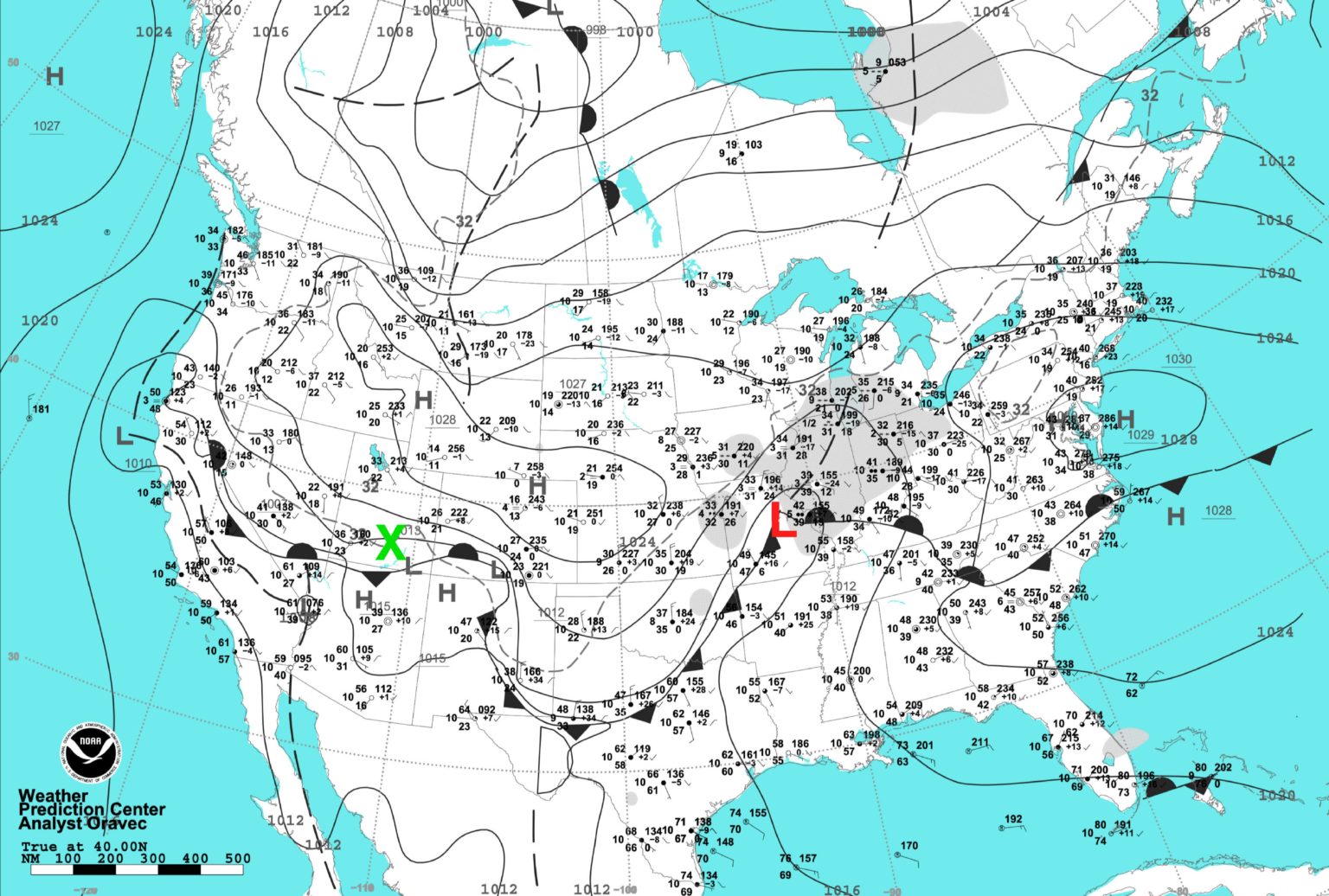 LABORATORY 4: MID-LATITUDE CYCLONES, WEATHER MAPS, AND FORECASTING ...