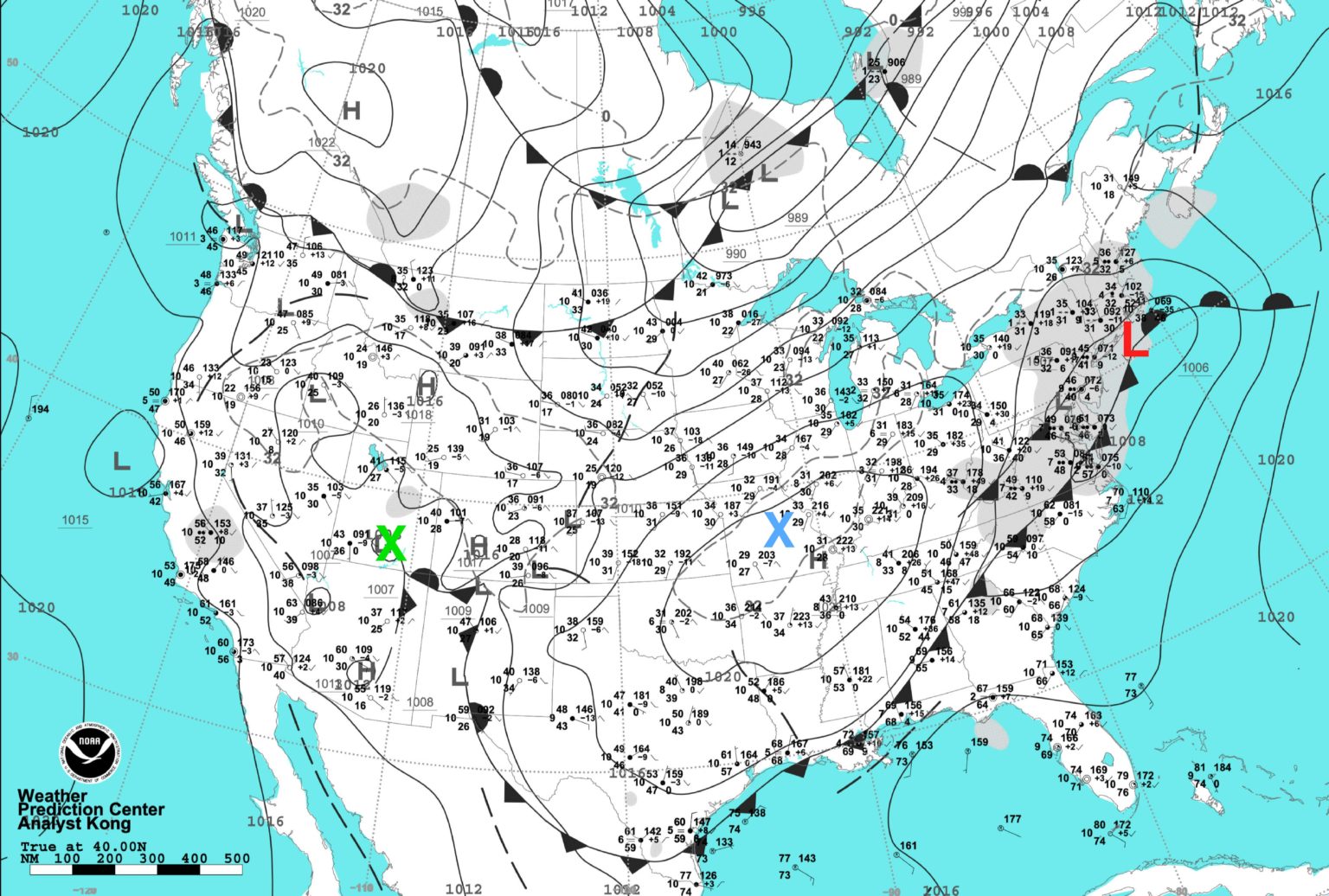 LABORATORY 4: MID-LATITUDE CYCLONES, WEATHER MAPS, AND FORECASTING ...