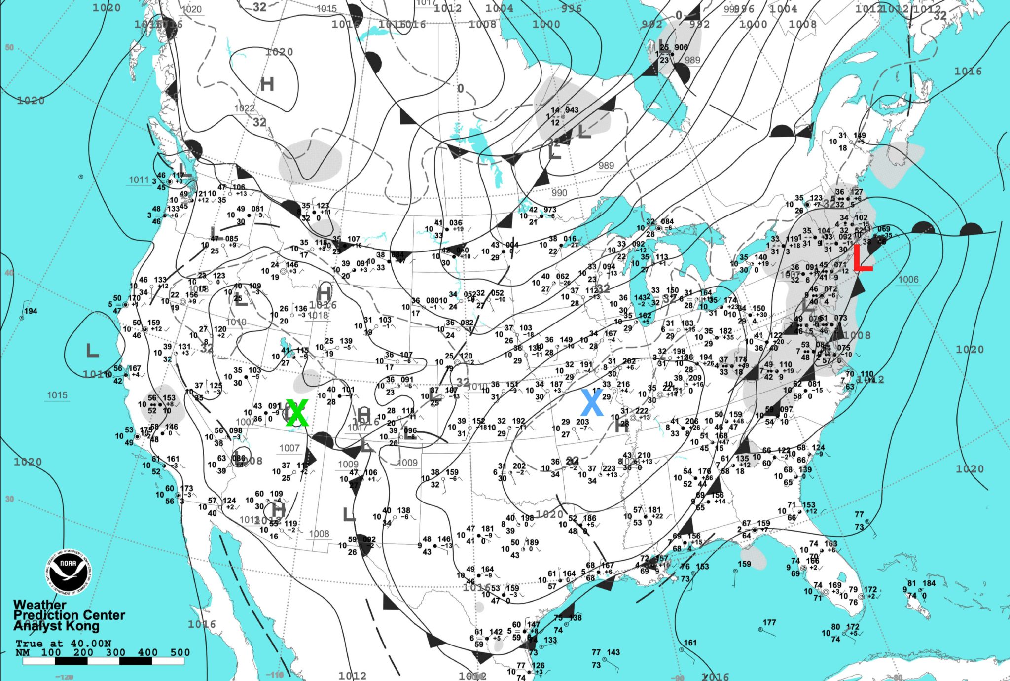 LABORATORY 4: MID-LATITUDE CYCLONES, WEATHER MAPS, AND FORECASTING ...