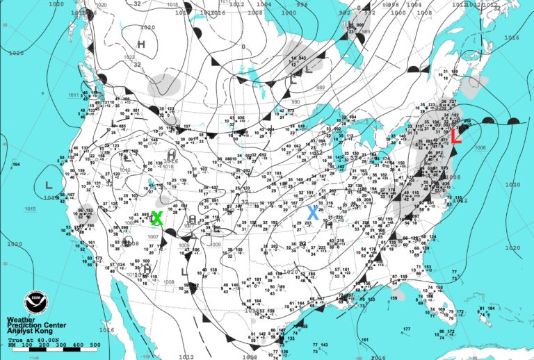 LABORATORY 4: MID-LATITUDE CYCLONES, WEATHER MAPS, AND FORECASTING ...