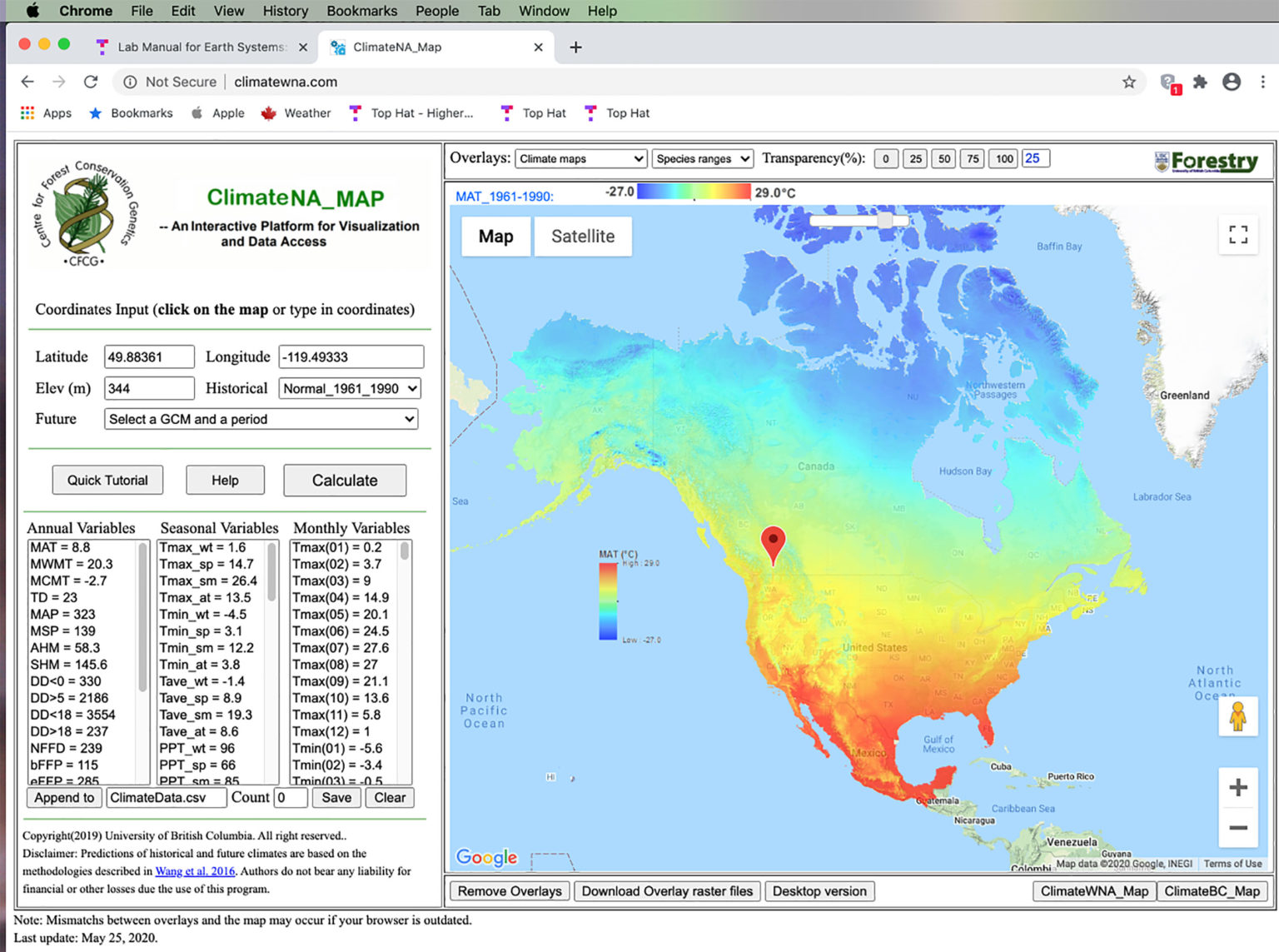 LABORATORY 7: CLIMATE CHANGE – PART 2 – Physical Geography Lab Manual ...