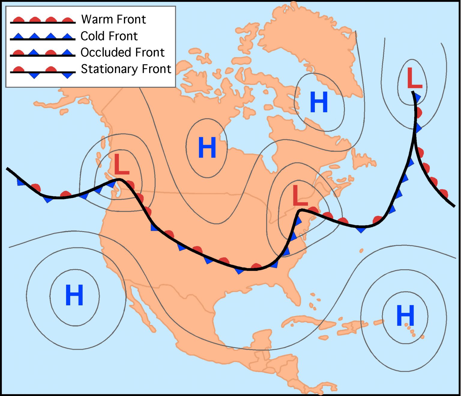 LABORATORY 4: MID-LATITUDE CYCLONES, WEATHER MAPS, AND FORECASTING ...