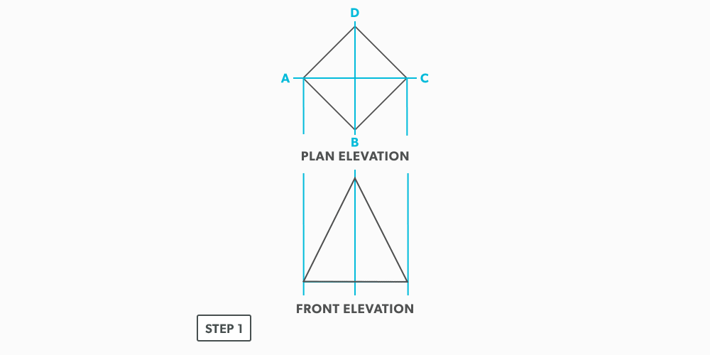 Pyramid – Pattern Development: Sheet Metal Level 1