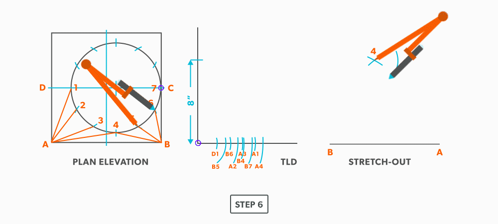 Off-Centre Square to Round – Pattern Development: Sheet Metal Level 1