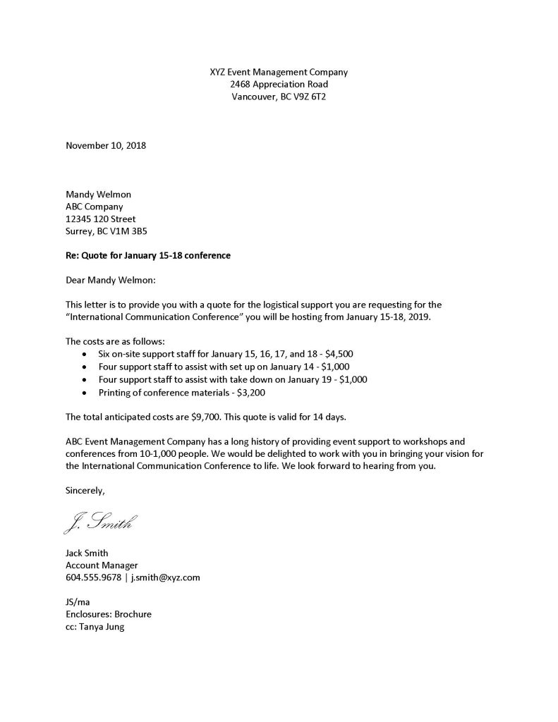 5 2 Letters Introduction To Professional Communications