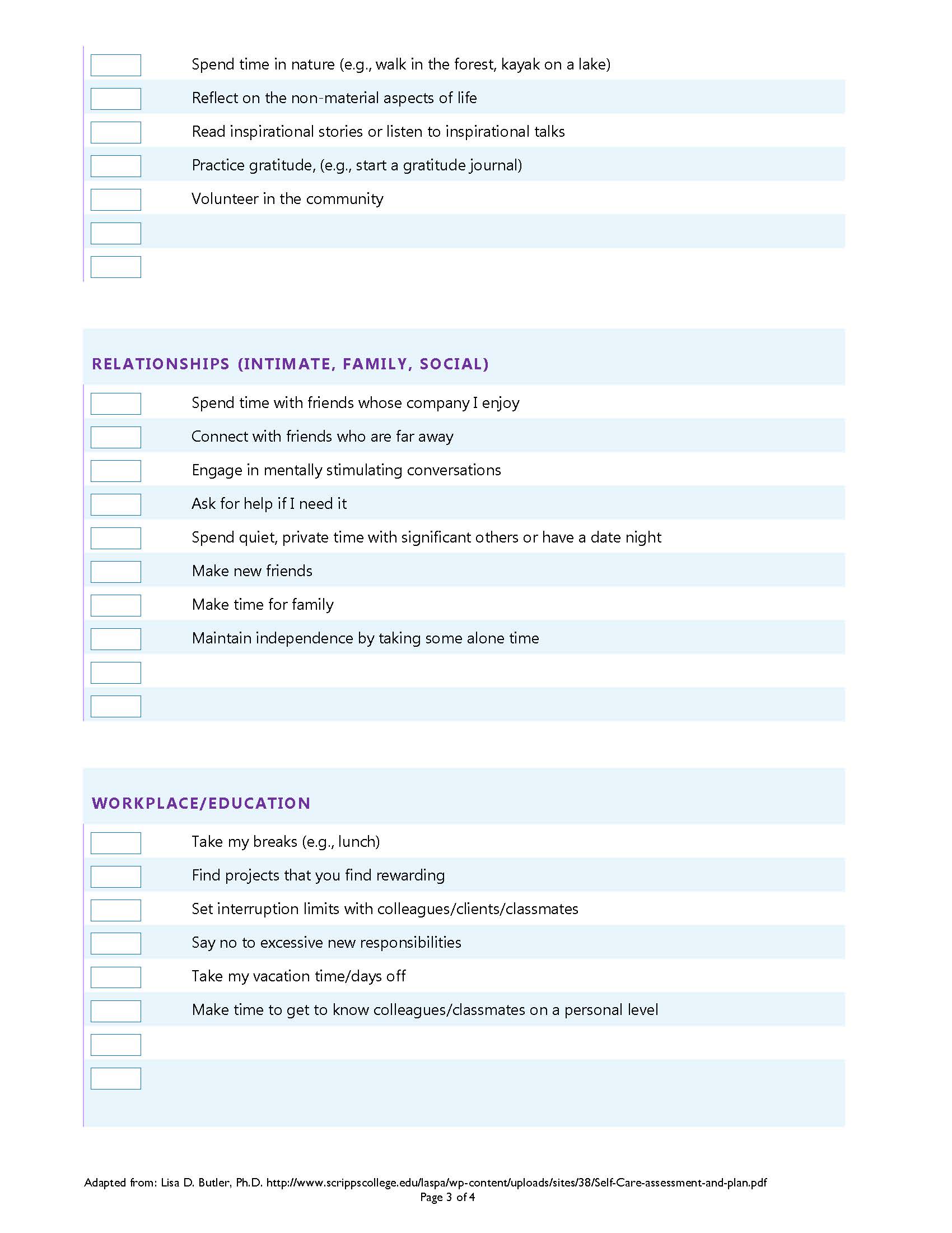 Self-Care Check-In jpg Files – Stress Survival Guide – Reboot Your ...