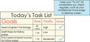 Organize Your Day for Maximum Productivity – University 101: Study ...