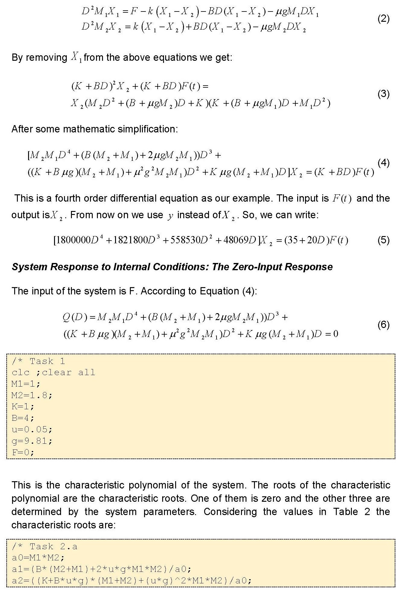 Solution – Train system – Physical System Modelling Using MATLAB