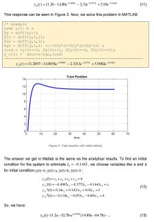 Solution – Train system – Physical System Modelling Using MATLAB