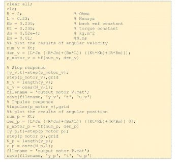 Solution – DC motors – Physical System Modelling Using MATLAB