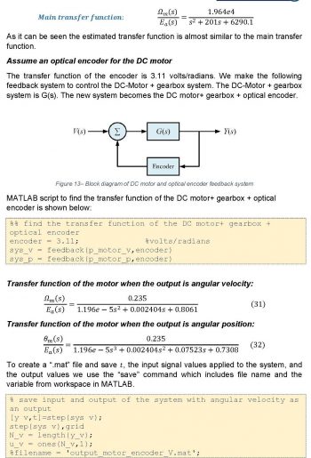 Solution – DC motors – Physical System Modelling Using MATLAB