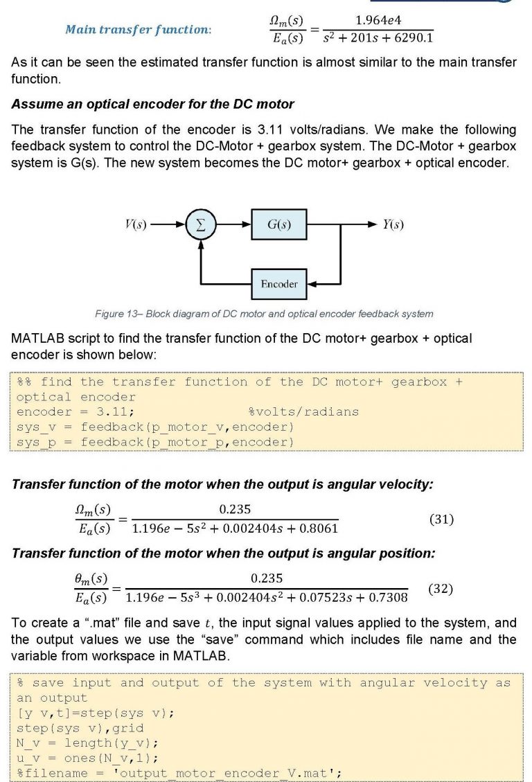 Solution Dc Motors Physical System Modelling Using Matlab