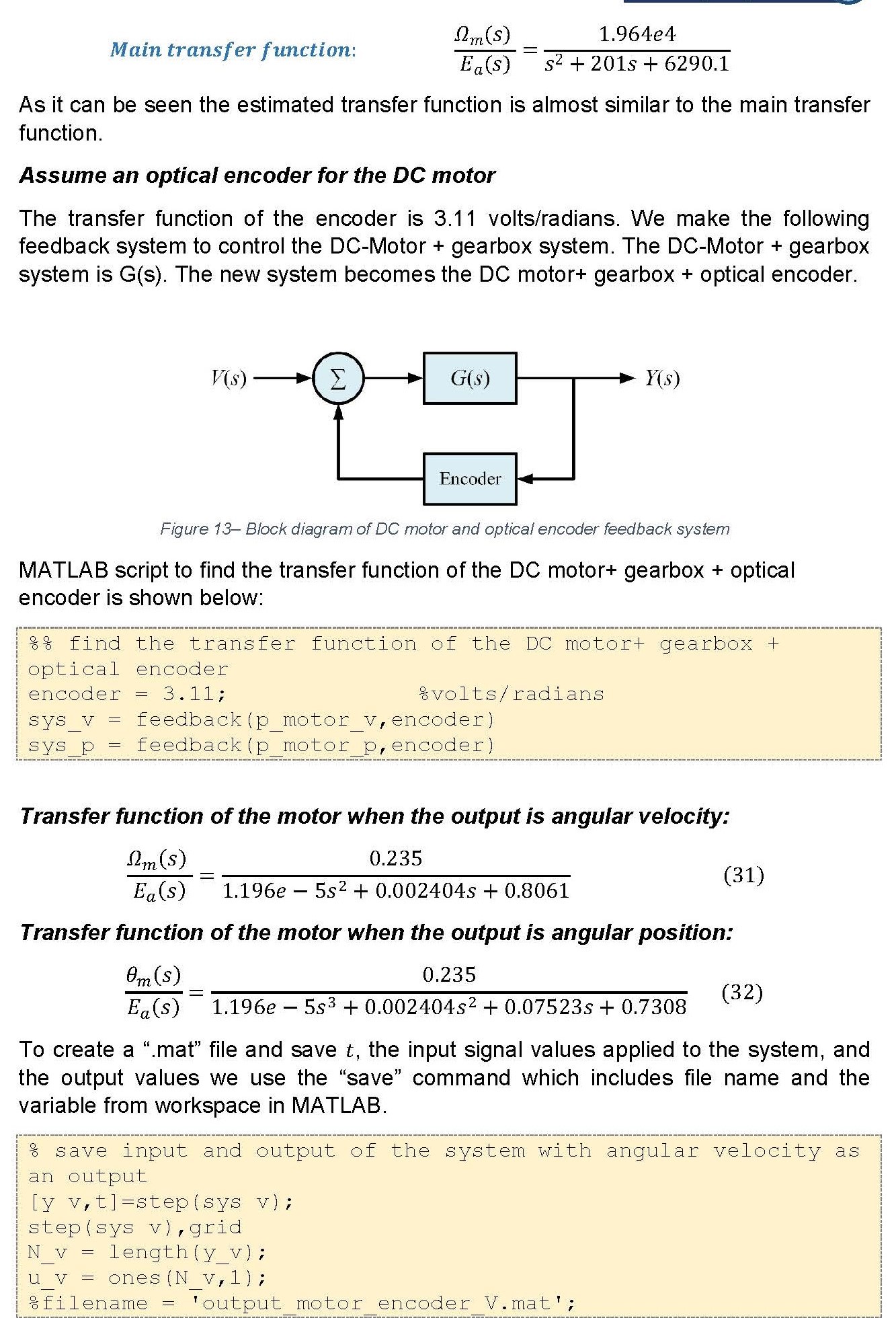 Solution – DC motors – Physical System Modelling Using MATLAB