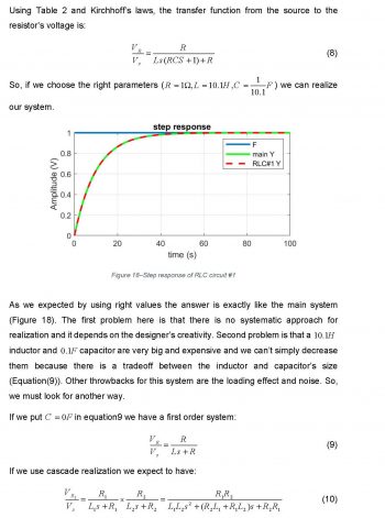 Solution – System realization – Physical System Modelling Using MATLAB