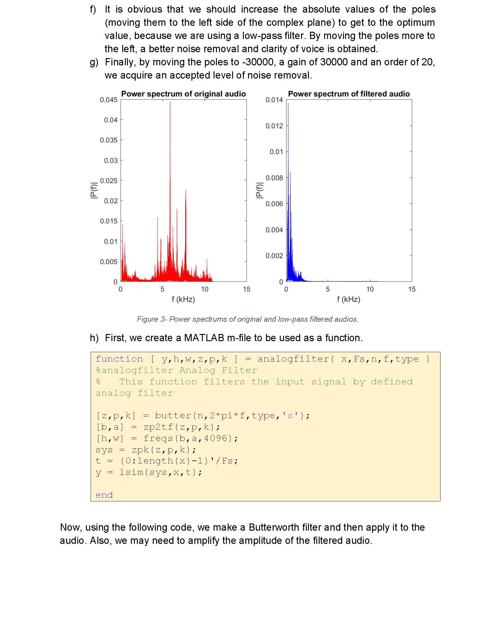 Solution Filtering Voice Signal Physical System Modelling Using Matlab