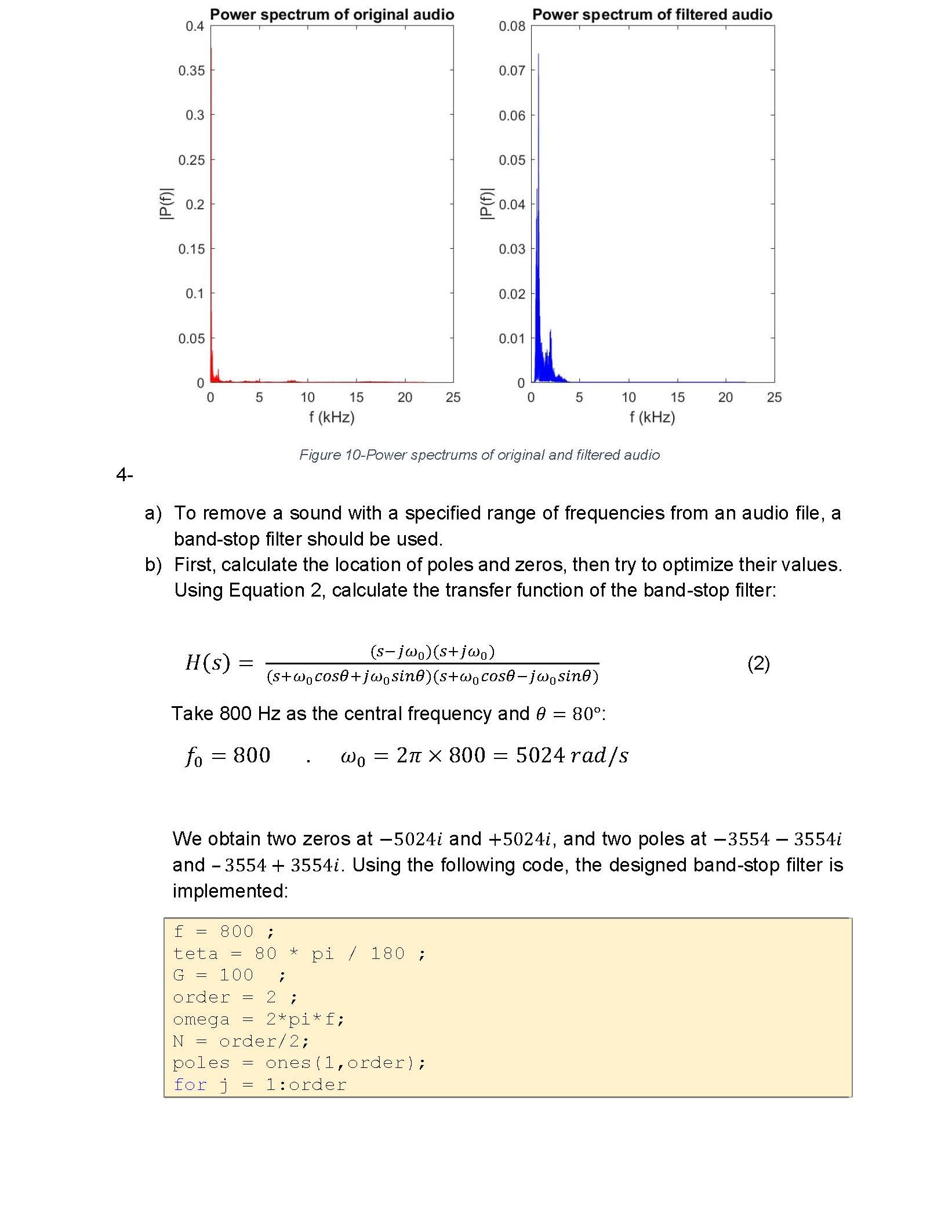 Solution Filtering Voice Signal Physical System Modelling Using Matlab