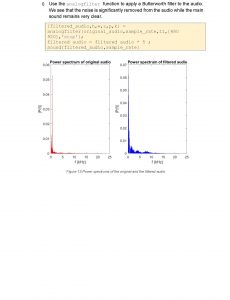 Solution – Filtering voice signal – Physical System Modelling Using MATLAB