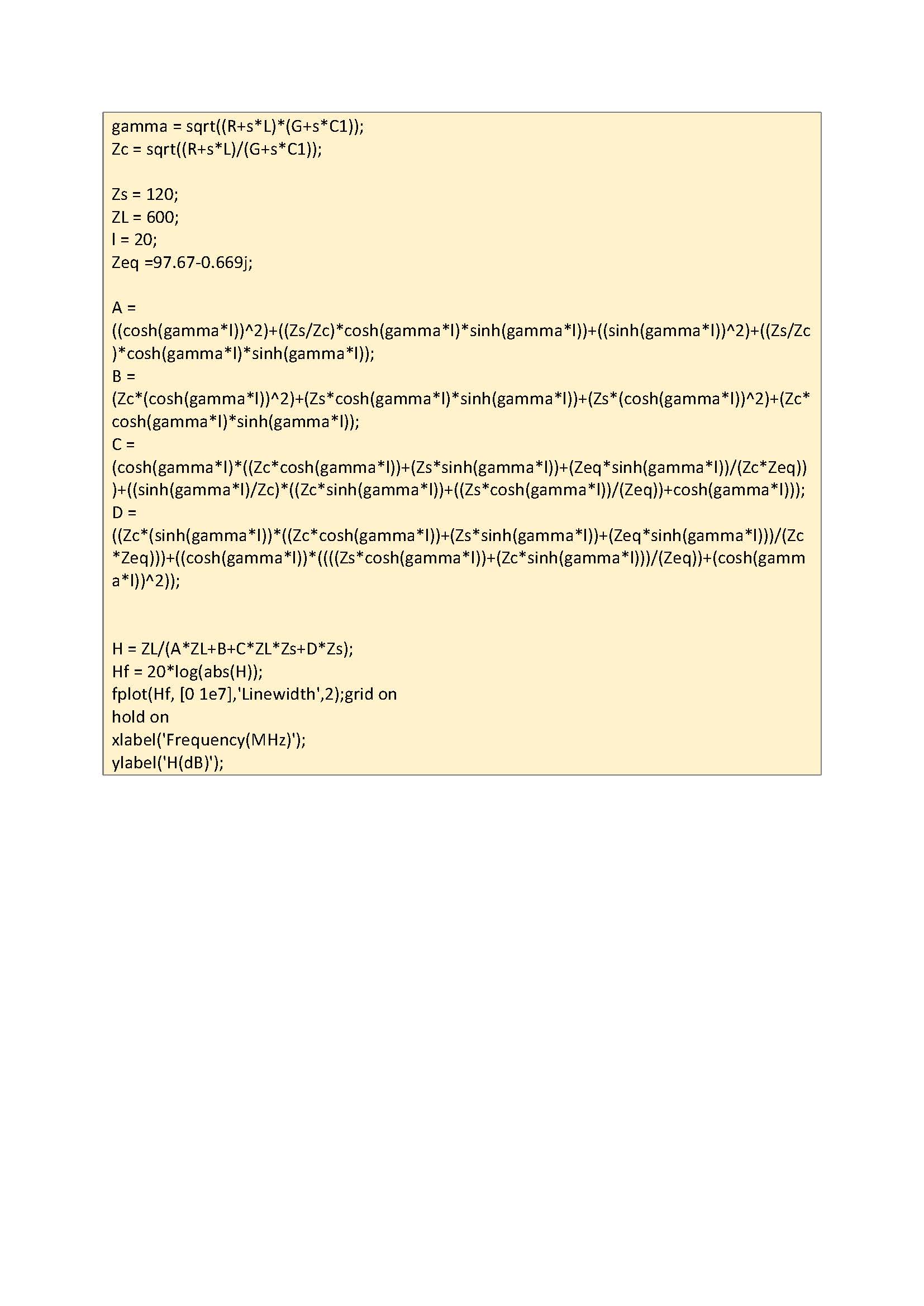 Solution – Modelling a communication cable – Physical System Modelling ...