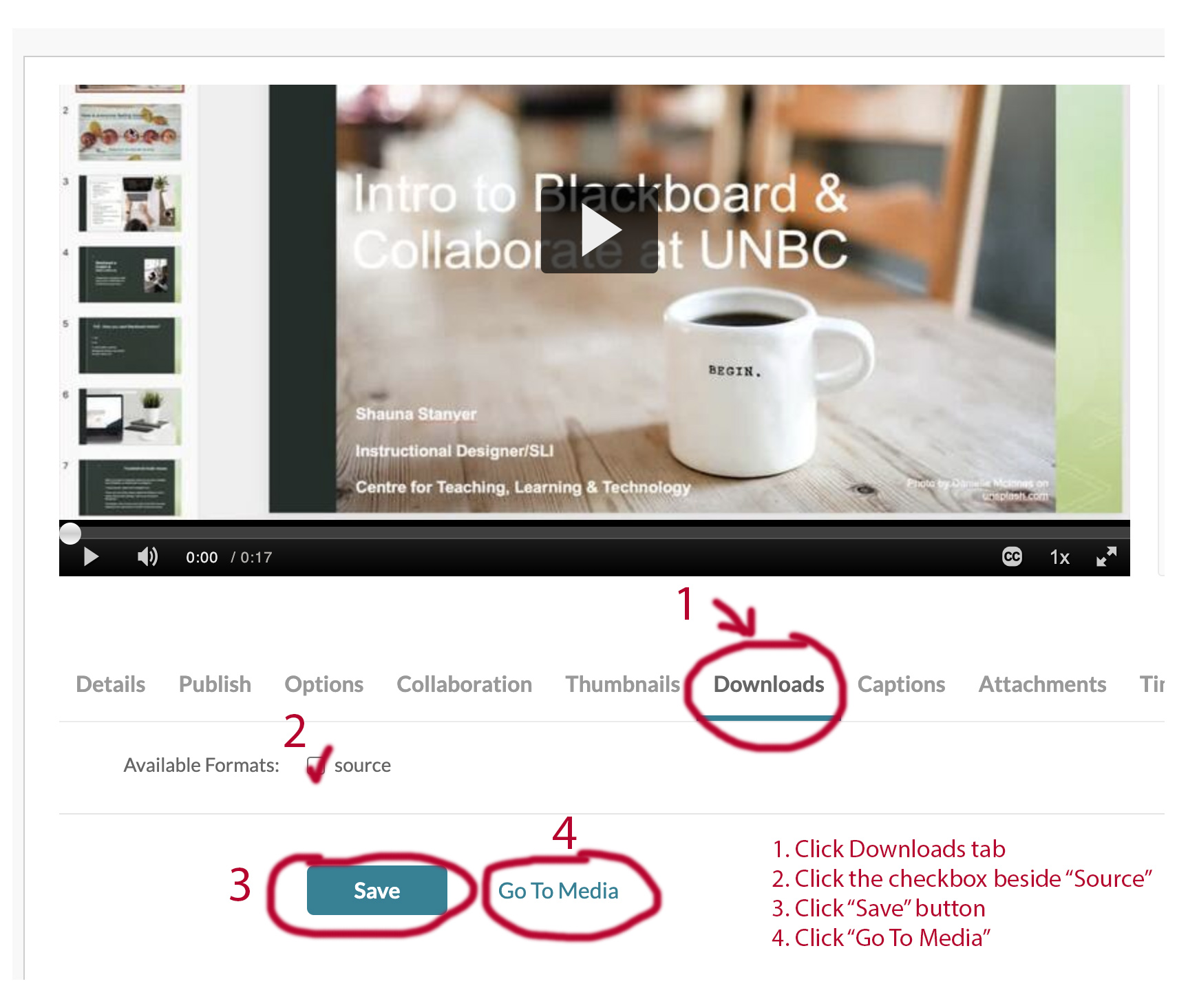 Downloading a video from MyMedia – An Instructor's Guide to Teaching & Learning With Technology ...