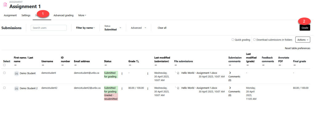 Grading Assignments – An Instructor's Guide to Teaching & Learning With ...