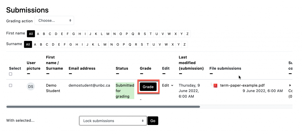 Grading Assignments – An Instructor's Guide to Teaching & Learning With ...