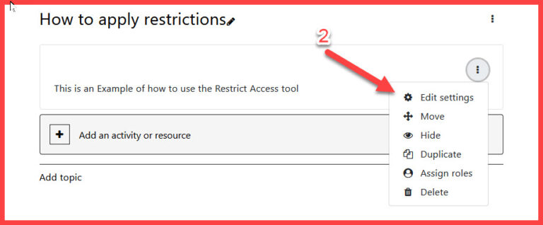 Adding and Managing Restrictions – An Instructor's Guide to Teaching & Learning With Technology ...