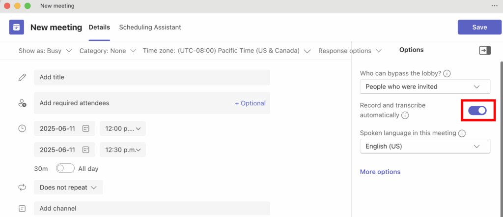 Recording your Teams Meeting – An Instructor's Guide to Teaching ...