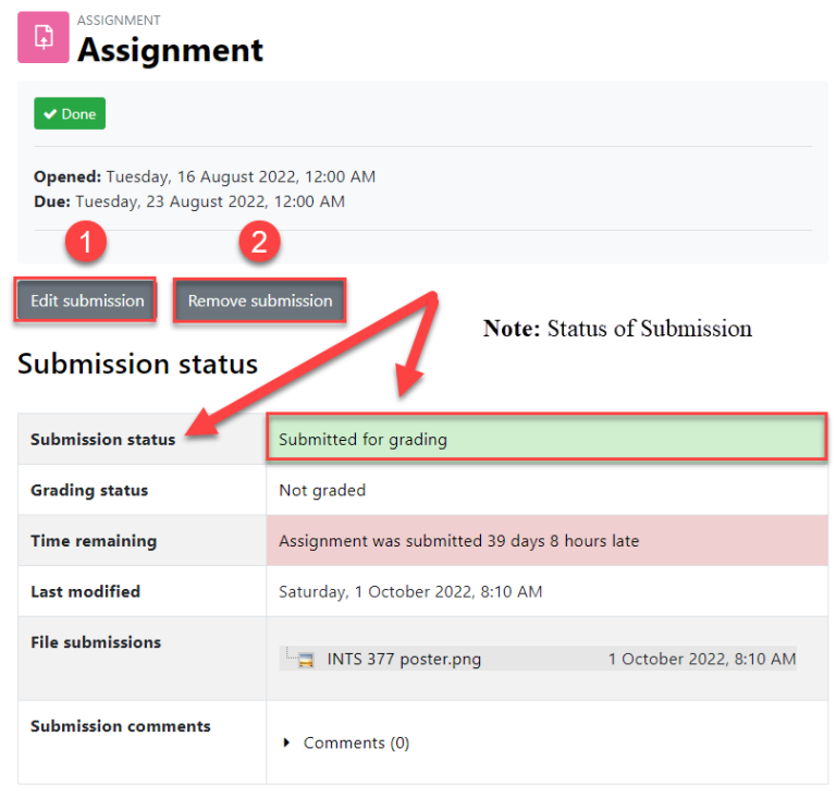 How to Submit an Assignment – A Student Guide to Learning With Technology @UNBC