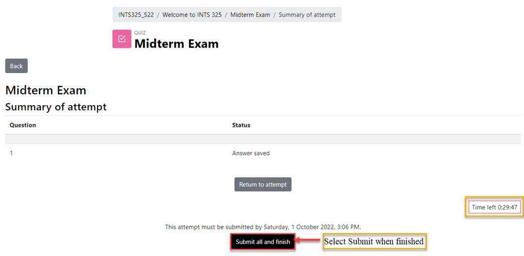 How to Take a Quiz or Exam on Moodle – A Student Guide to Learning With ...