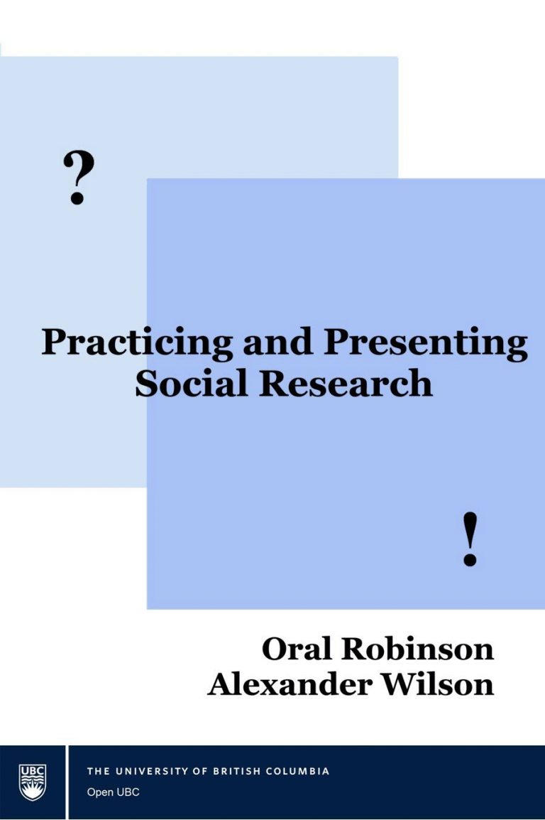 Practicing and Presenting Social Research – Simple Book Publishing